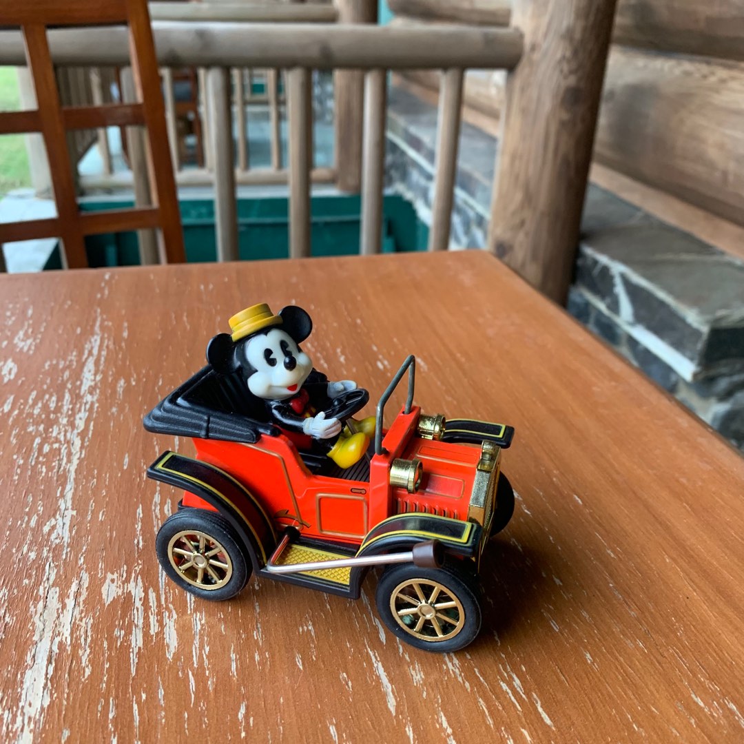 Mickey Red Car Japan Masudaya, Hobbies & Toys, Toys & Games on Carousell