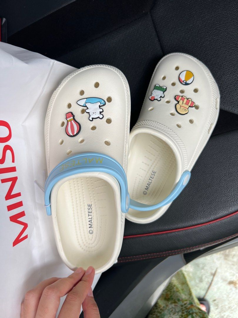 Miniso Crocs BNWT, Women's Fashion, Footwear, Sandals on Carousell