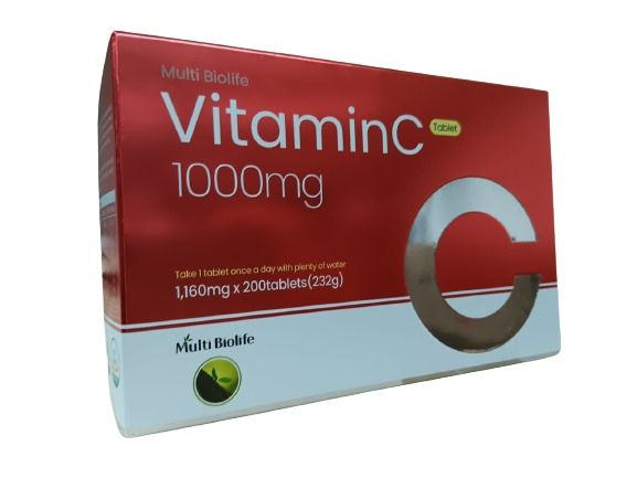 Multi-Biolife Vitamin C (1000 mg) (Best Before: August 2025) (200 ...