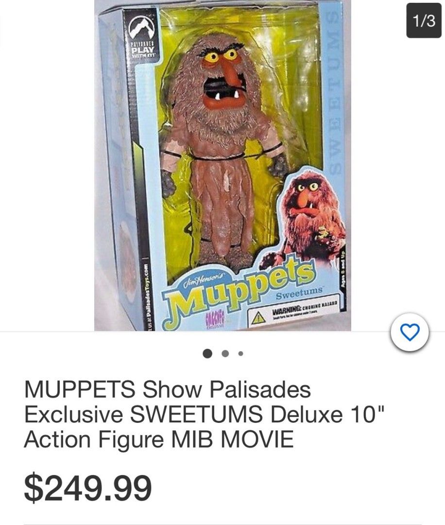 Muppets Show Palisades Sweetum Deluxe, Hobbies & Toys, Toys & Games on ...
