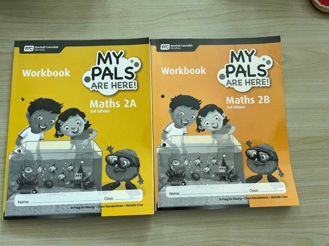 My Pals Are Here Maths WORKBOOK 2A and 2B, Hobbies & Toys, Books ...