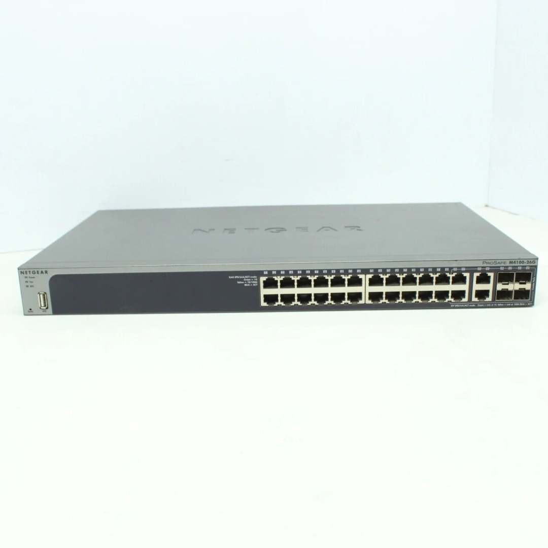 Netgear ProSafe M4100-26G 26-Port GE Intelligent Edge Managed Switch ...
