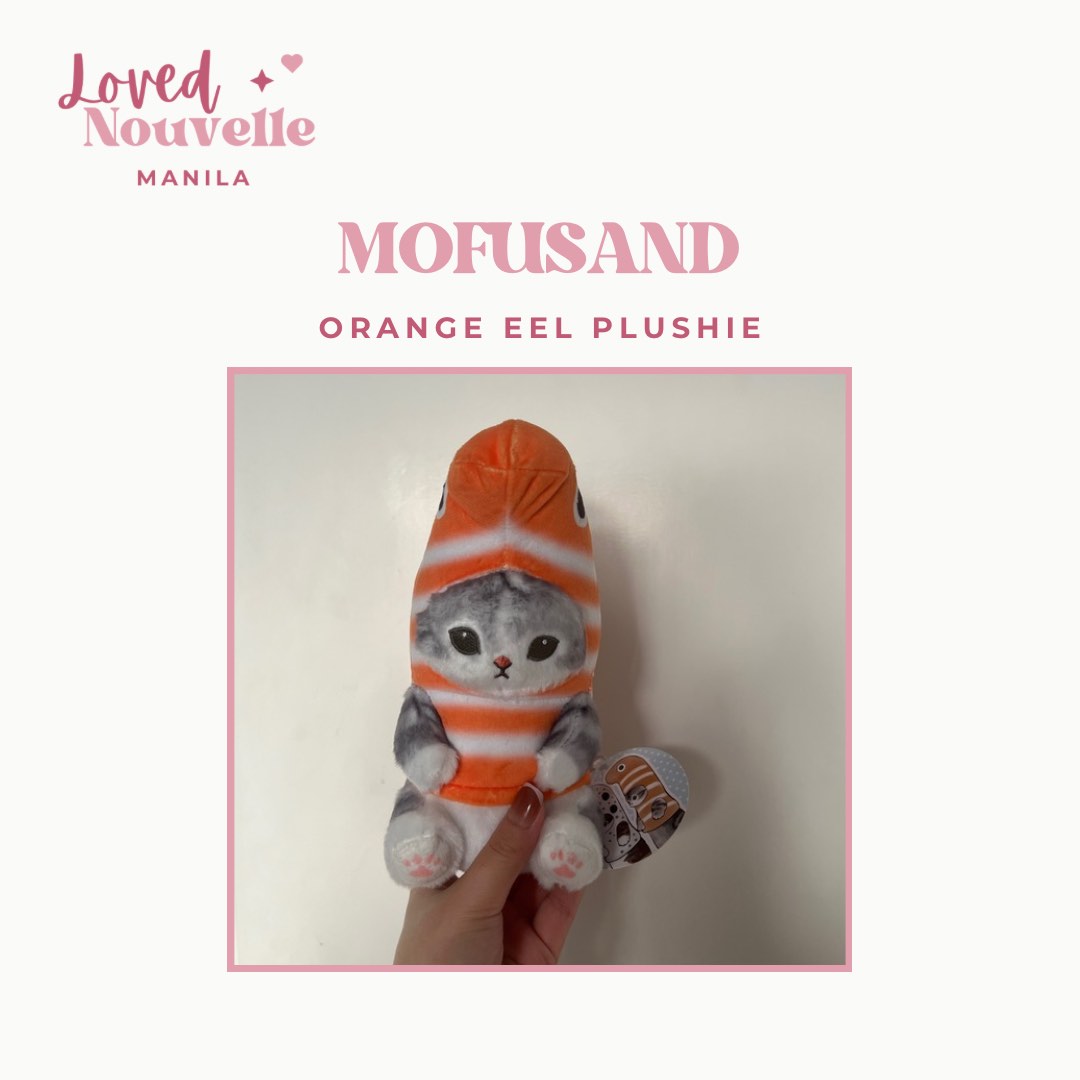 [GIFT IDEA] Mofusand Orange Eel Plushie, Hobbies & Toys, Toys & Games ...