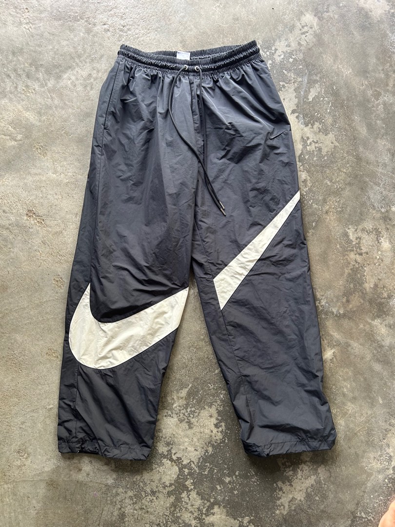 NIKE SWOOSH PANTS, Men's Fashion, Bottoms, Joggers on Carousell