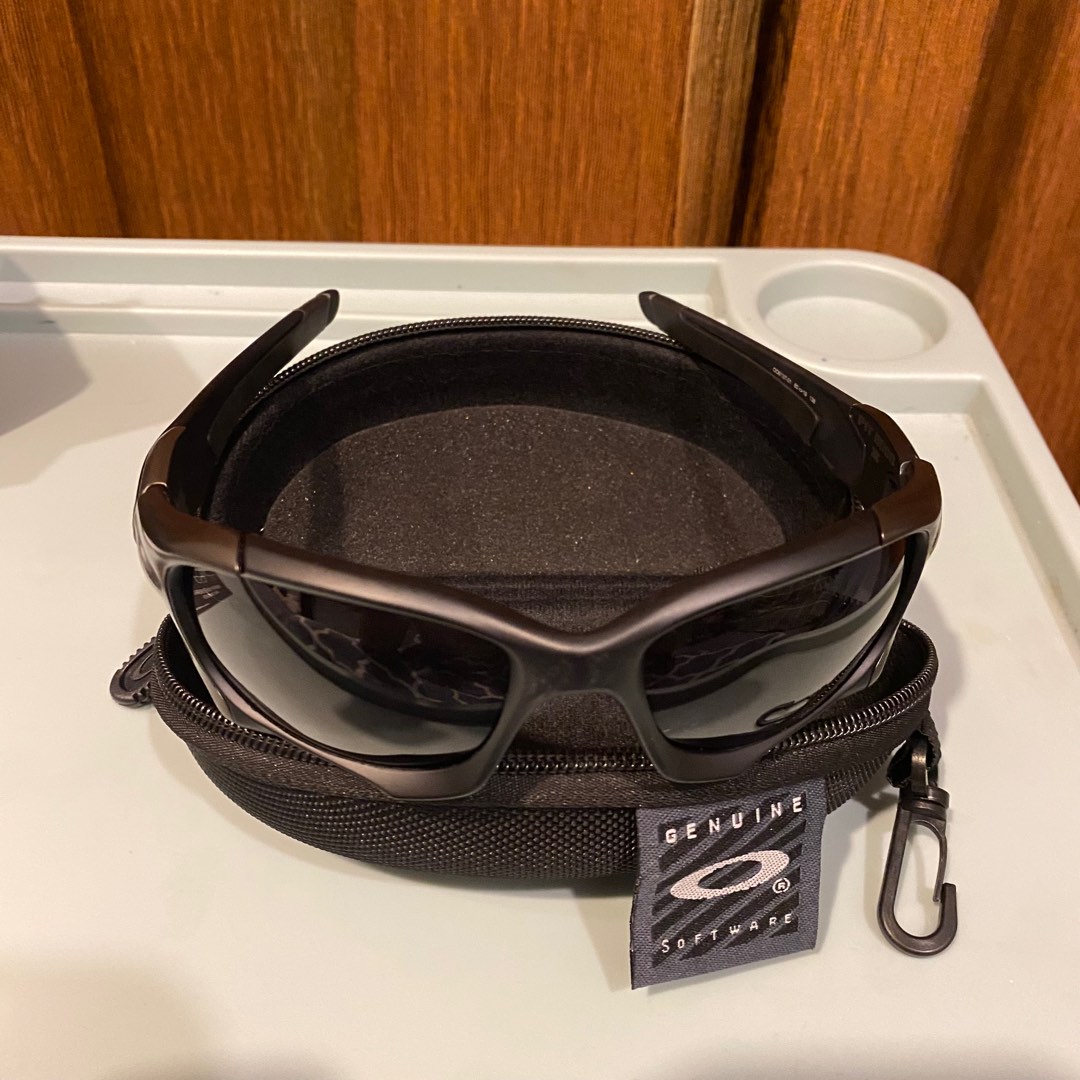 Oakley Pit Boss 2 Black/Titanium - Black Iridium Polarized - MINT IN ...