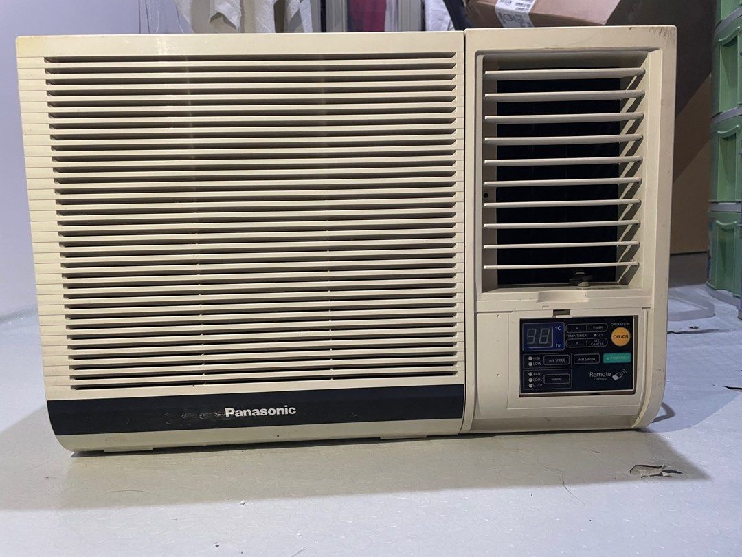 Panasonic Aircon window type, TV & Home Appliances, Air Conditioning ...