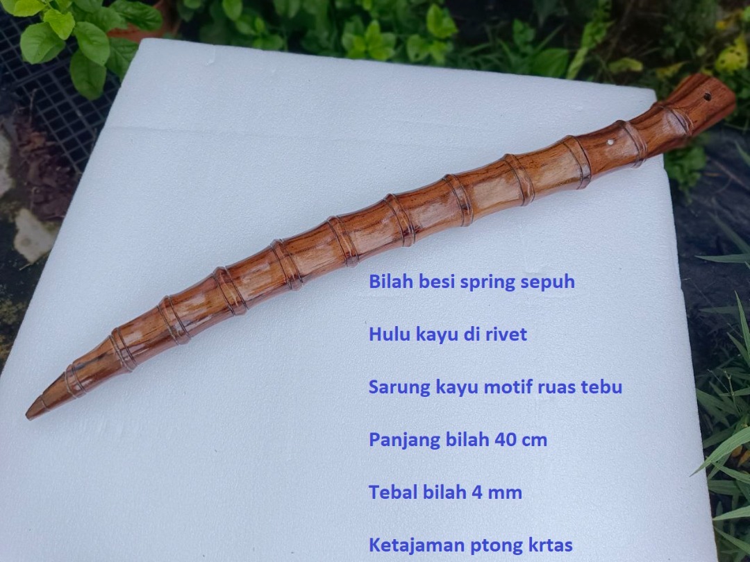 Parang Golok Ruas Tebu, Furniture & Home Living, Gardening, Gardening ...