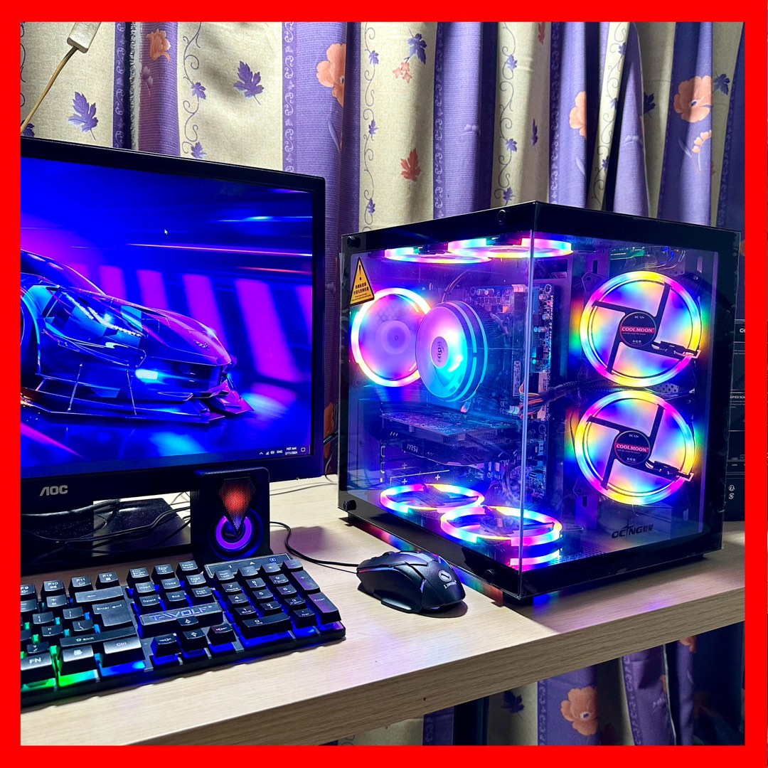 PC GAMING DESIGN | i7 RX + RAM 16GB + SSD | WiFi / Hostpot & BT ...
