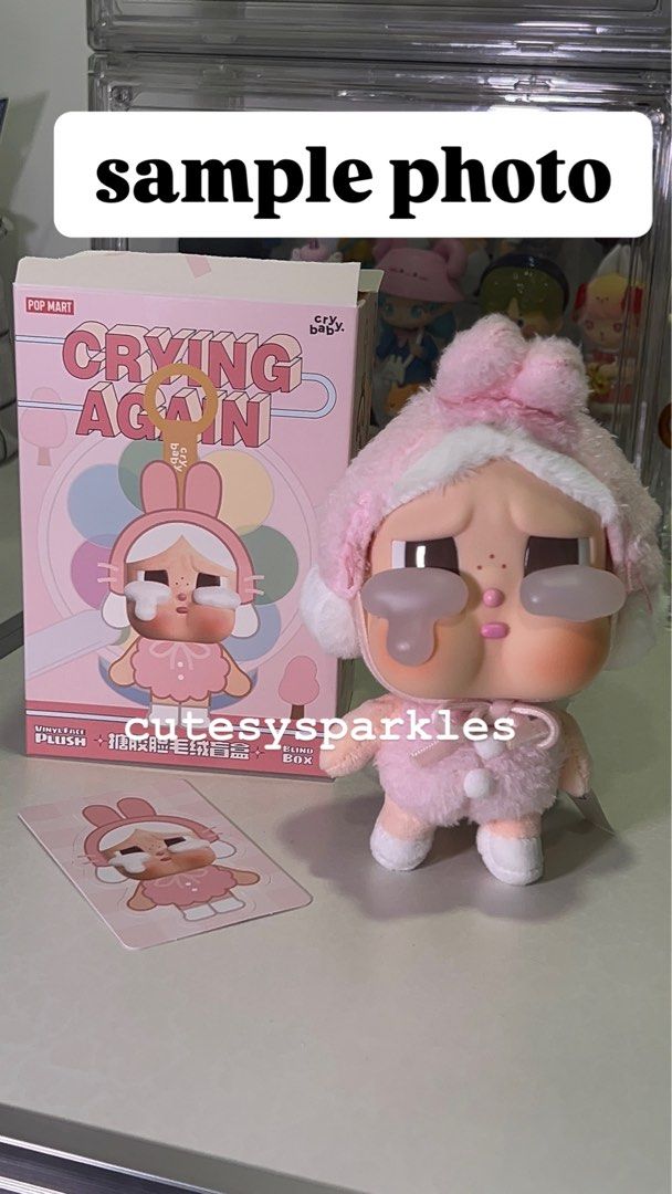 [PO] Crybaby Crying Again Series Plush-Vinyl Pendant, Hobbies & Toys ...