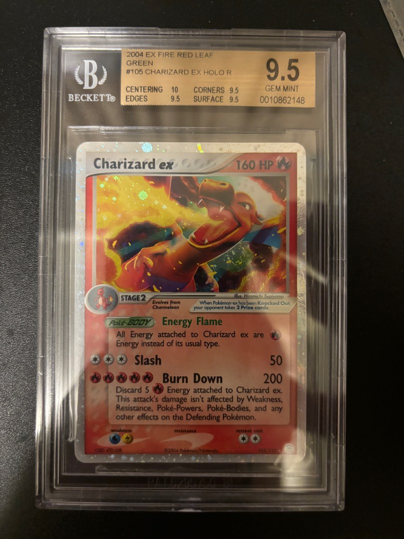 Pokemon cards - charizard ex fire red BGS 9.5, Hobbies & Toys ...