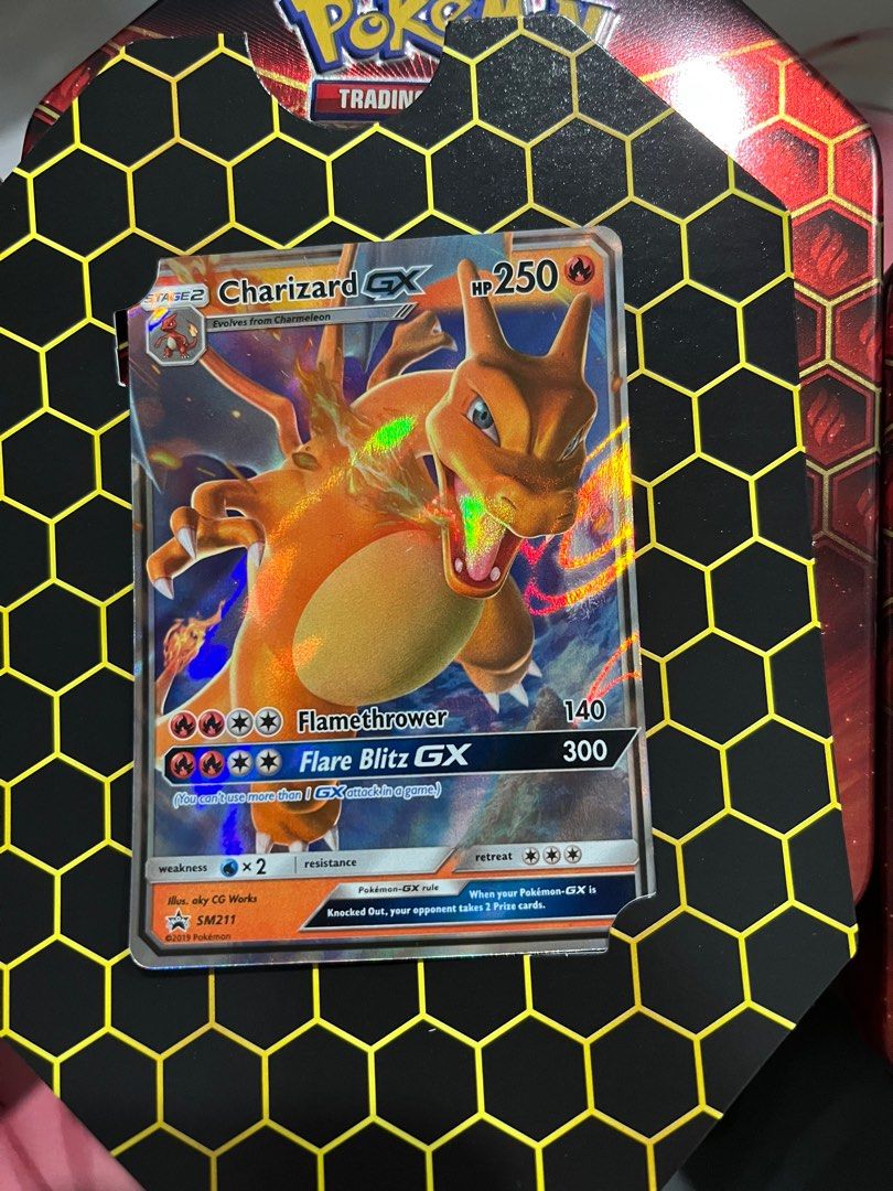 Pokemon TCG Hidden Fates Charizard GX Collection Tin 2019, Hobbies ...