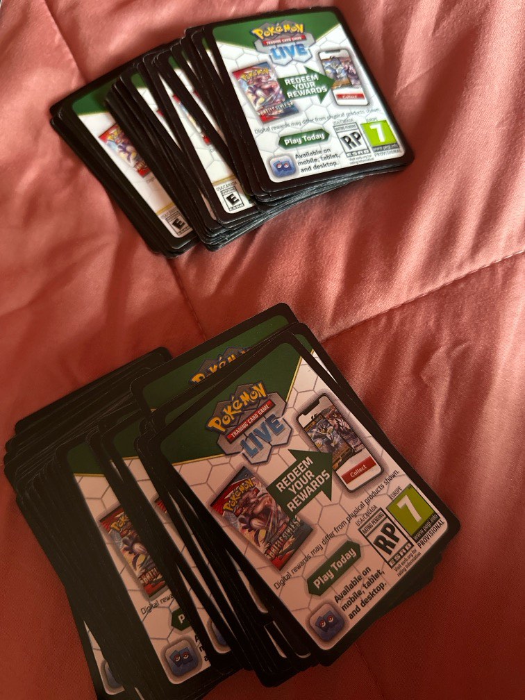 Pokemon TCG Live codes, Hobbies & Toys, Toys & Games on Carousell