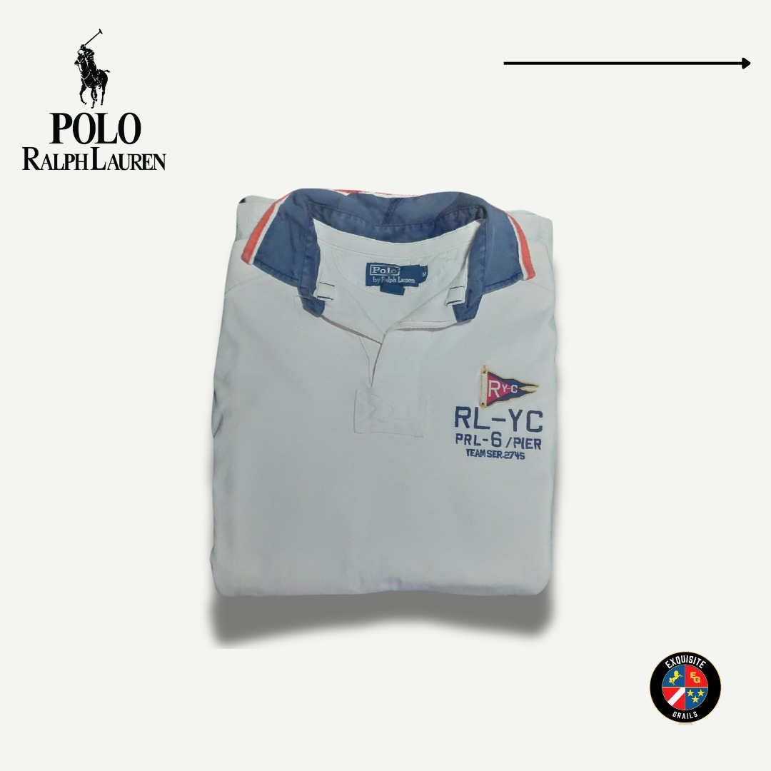 Polo Ralph Lauren | Vintage Yacht Club Polo Rugby, Men's Fashion, Coats ...