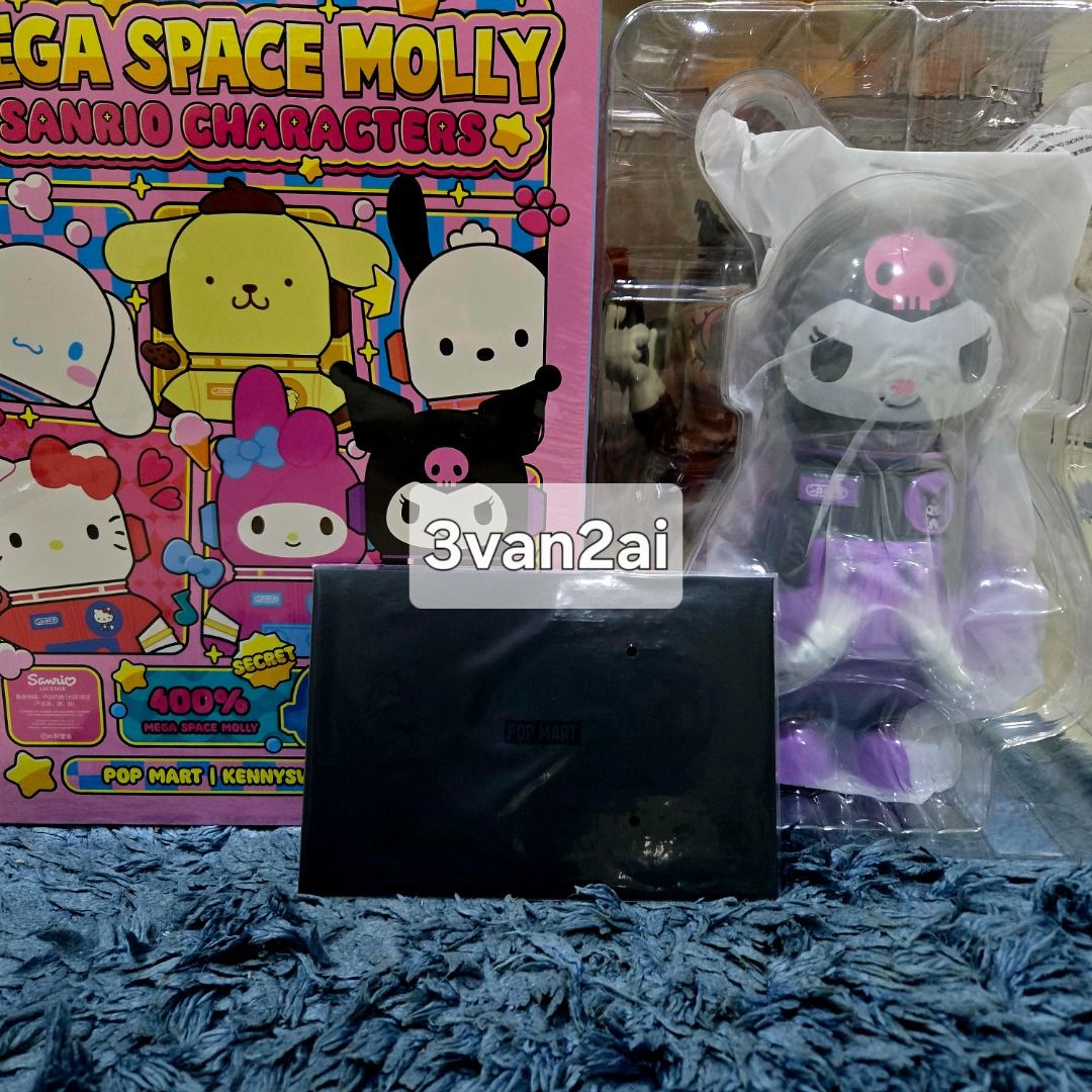 Pop Mart Mega Space Molly 400% Sanrio (Kuromi, Pompompurin, Pochacco ...