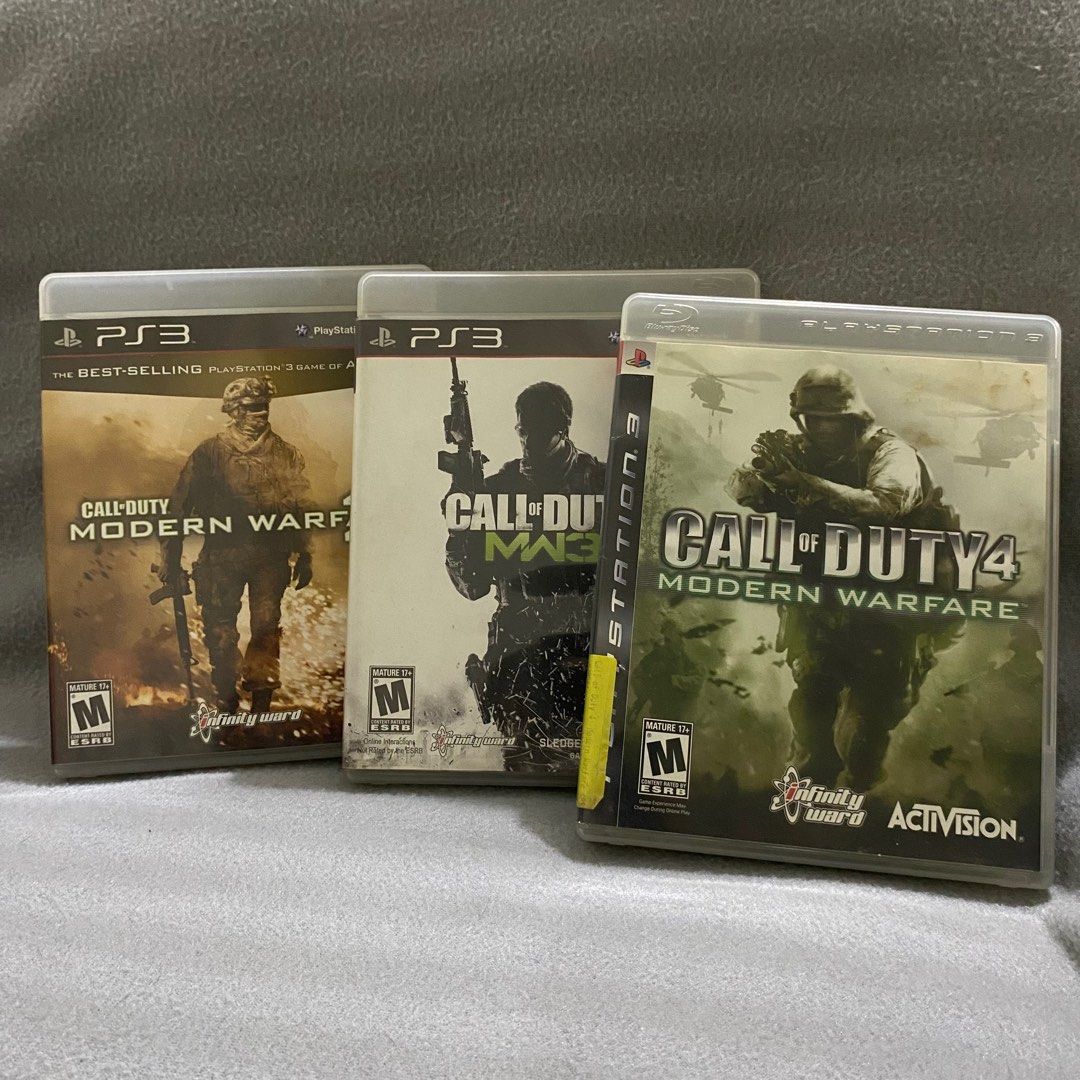 PS3 Call of Duty Modern Warfare 1-3 SET, Video Gaming, Video Games ...