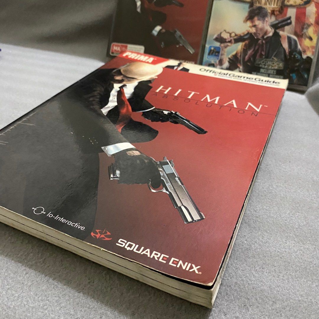 PS3 Hitman Absolution set GAME + GUIDE with FREE BIOSHOCK, Video Gaming ...