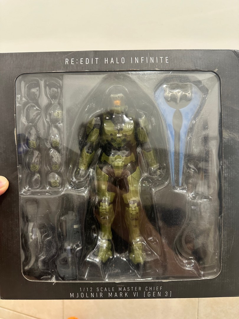 Re:edit Halo Master Chief BOOTLEG not shf, figma, Hobbies & Toys, Toys ...