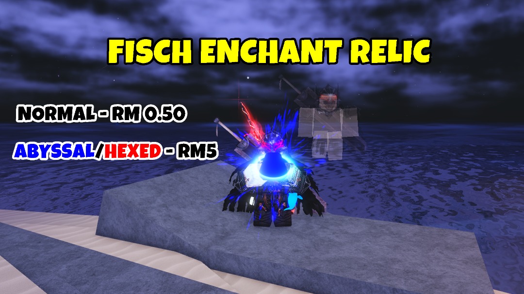 Roblox Fisch Enchant Relic (Normal/Abyssal/Hexed), Video Gaming, Gaming ...