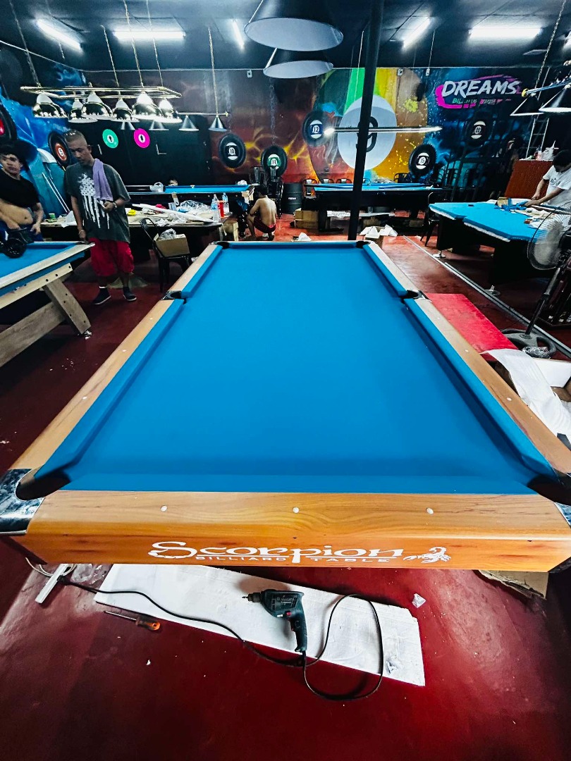SCORPION BROWN BILLIARD TABLE, Sports Equipment, Sports & Games ...