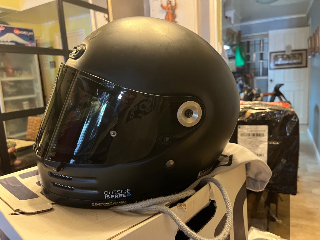 Shoei Glamster Black (Large), Motorbikes, Motorbike Parts & Accessories ...