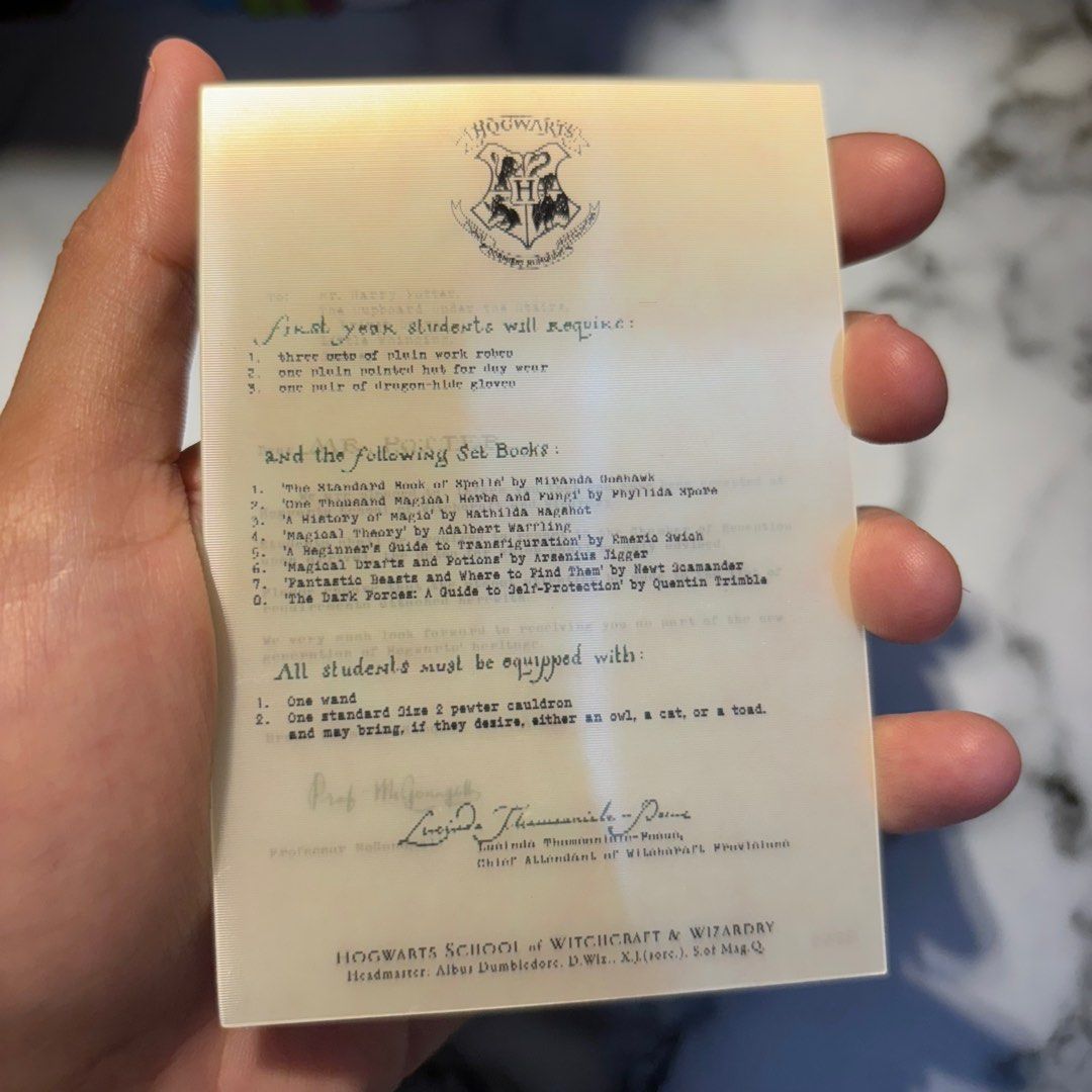 Stiker Harry Potter - Hogwarts Letters, Toys & Collectibles, Lainnya di ...