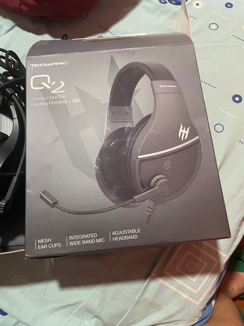 TECHWARE Q2 3.5mm Over Ear Gaming Headset + Mic, Audio, Headphones ...
