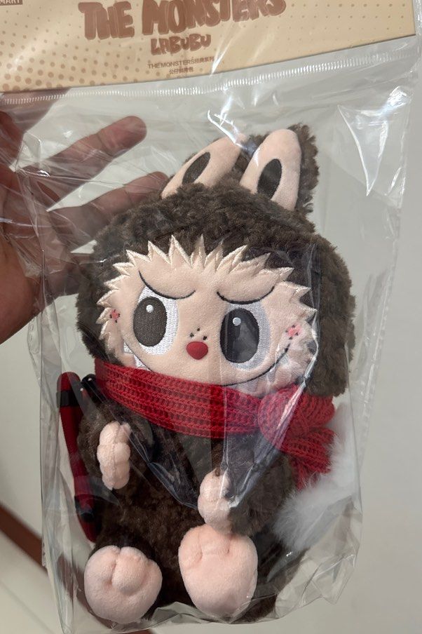 THE MONSTERS Labubu - Classic Series- Plush Doll Shoulder Bag, Hobbies ...