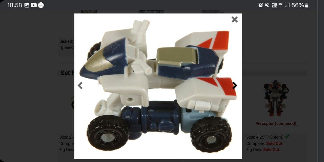 TRANSFORMERS ENERGON CLASS STREET ACTION MINI-CON TEAM PERCEPTOR ...