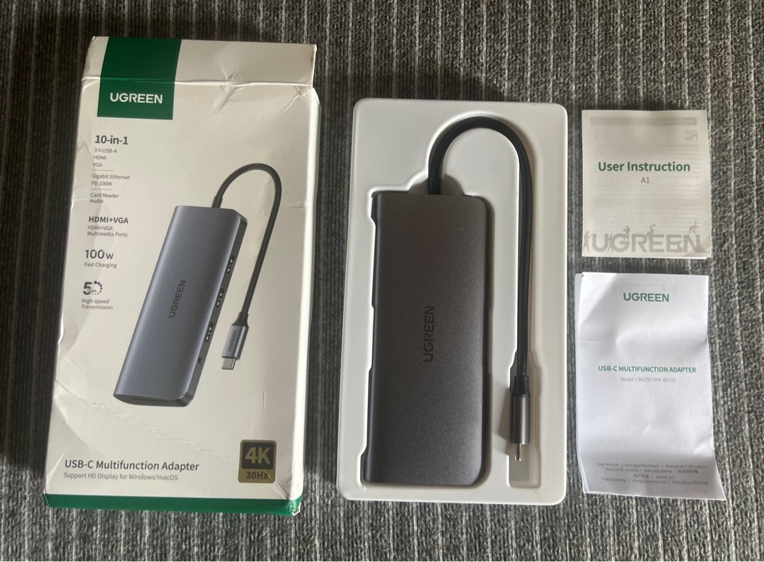 Ugreen Usb-c multifunction adapter, Mobile Phones & Gadgets, Mobile ...