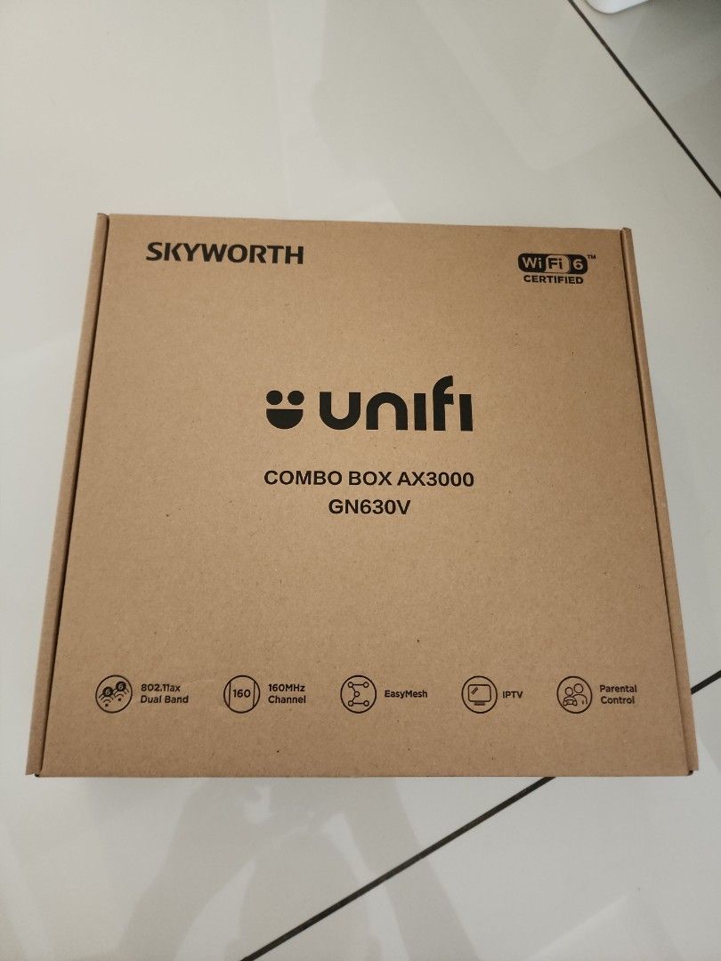 Unifi Combo Box AX3000, Computers & Tech, Parts & Accessories ...