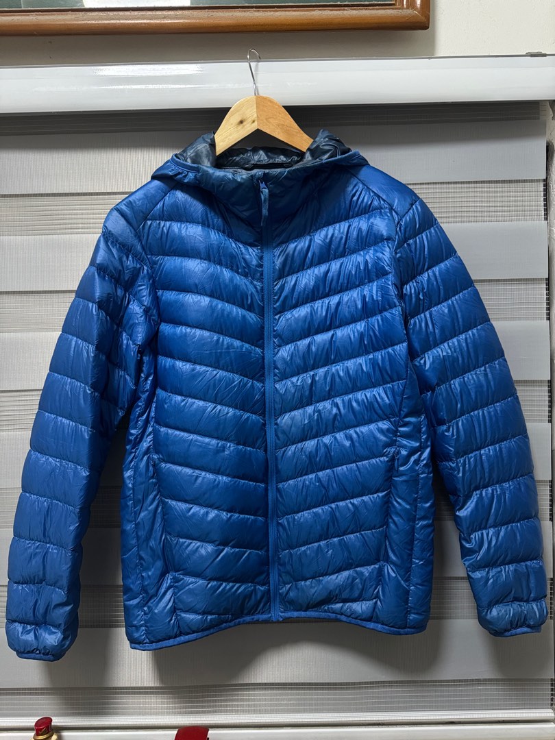 UNIQLO Men Ultra Light Down Jacket with Hood Puffer Jacket Winter ...
