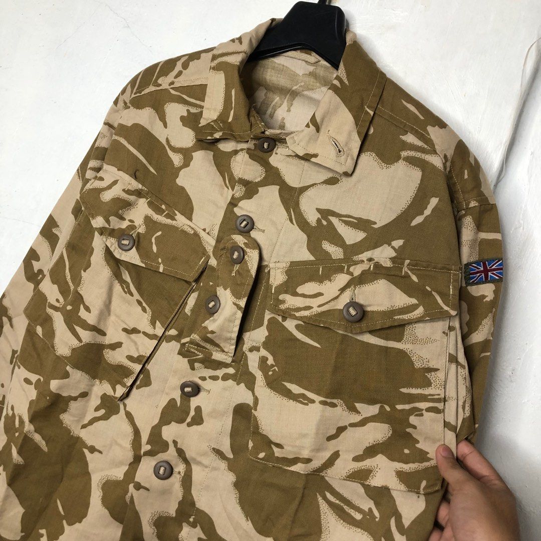 Vintage British Combat Tropical Desert Army Military Original DPM Field ...