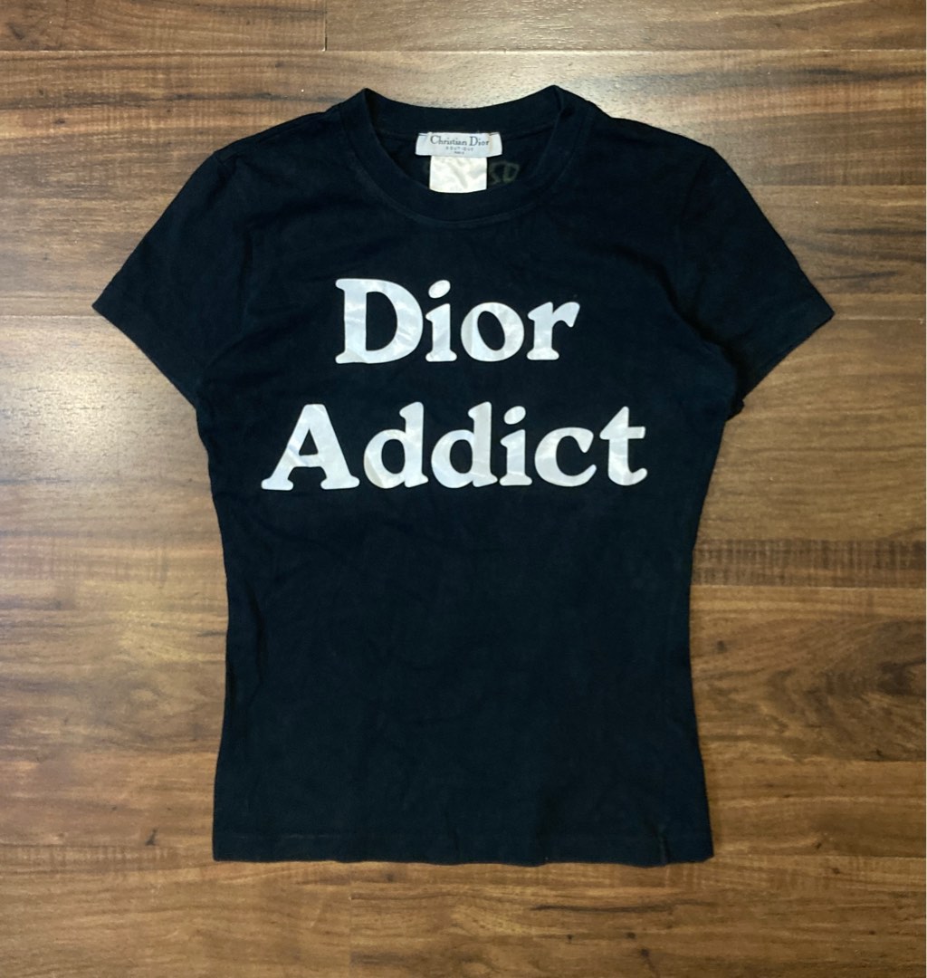 Vintage Dior Addict tee, Women's Fashion, Tops, Blouses on Carousell