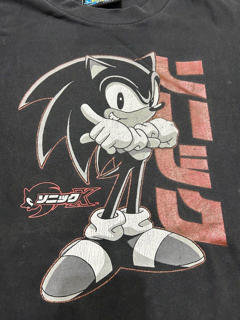 Vintage Y2K Sonic X, Men's Fashion, Tops & Sets, Tshirts & Polo Shirts ...