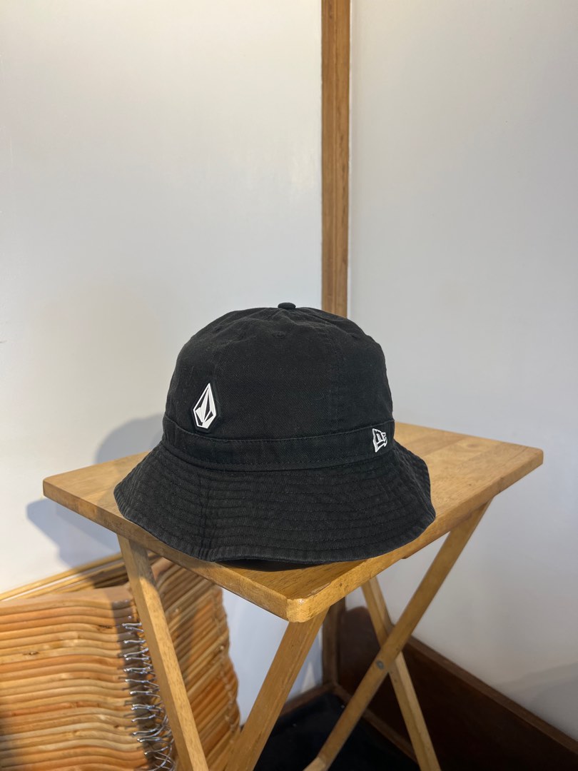 volcom by new era budket hat, Men's Fashion, Watches & Accessories ...