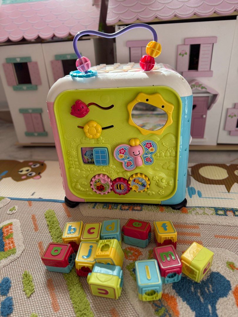 Vtech Alphabet Activity Cube, Babies & Kids, Infant Playtime on Carousell