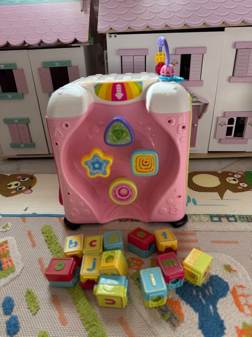 Vtech Alphabet Activity Cube, Babies & Kids, Infant Playtime on Carousell