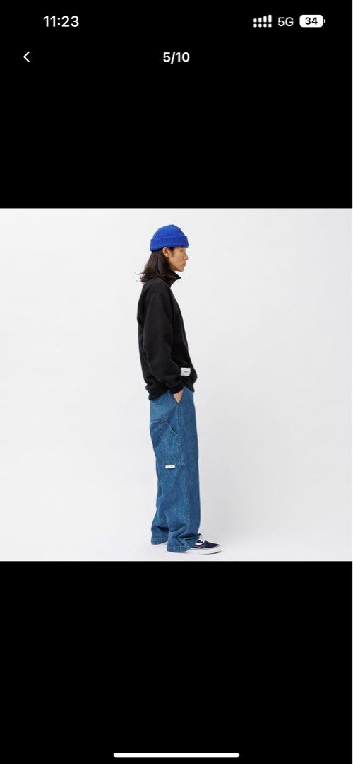 WTAPS ARMSTRONG / TROUSERS / COTTON. DENIM, 男裝, 褲&半截裙 WTAPS ARMSTRONG / TROUSERS / COTTON. DENIM, 男裝, 褲&半截裙