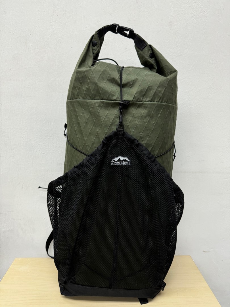 ZimmerBuilt Pika pack - custom olive black - Xpac , 男裝, 袋, 背包 - Carousell