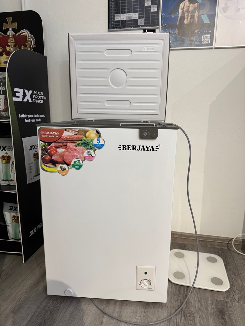 (130 LITRE) Berjaya Premium Dual Chest Chiller & Freezer BJY-CFSD100B ...