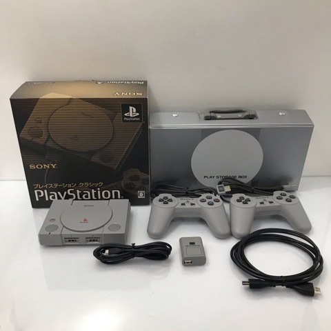 中古 原裝 日版 Sony Playstation Mini PS Classic 迷你ps 復古 懷舊 80年代 經典 連罕有收納盒, 興趣 ...