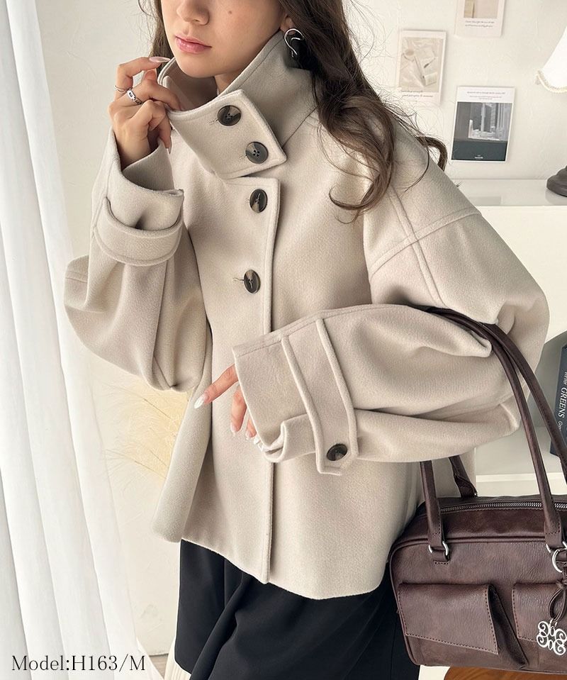 預購 日本品牌 Classical Elf 2way 企領外套 3色4碼, 女裝, 上衣, 長袖衫 - Carousell