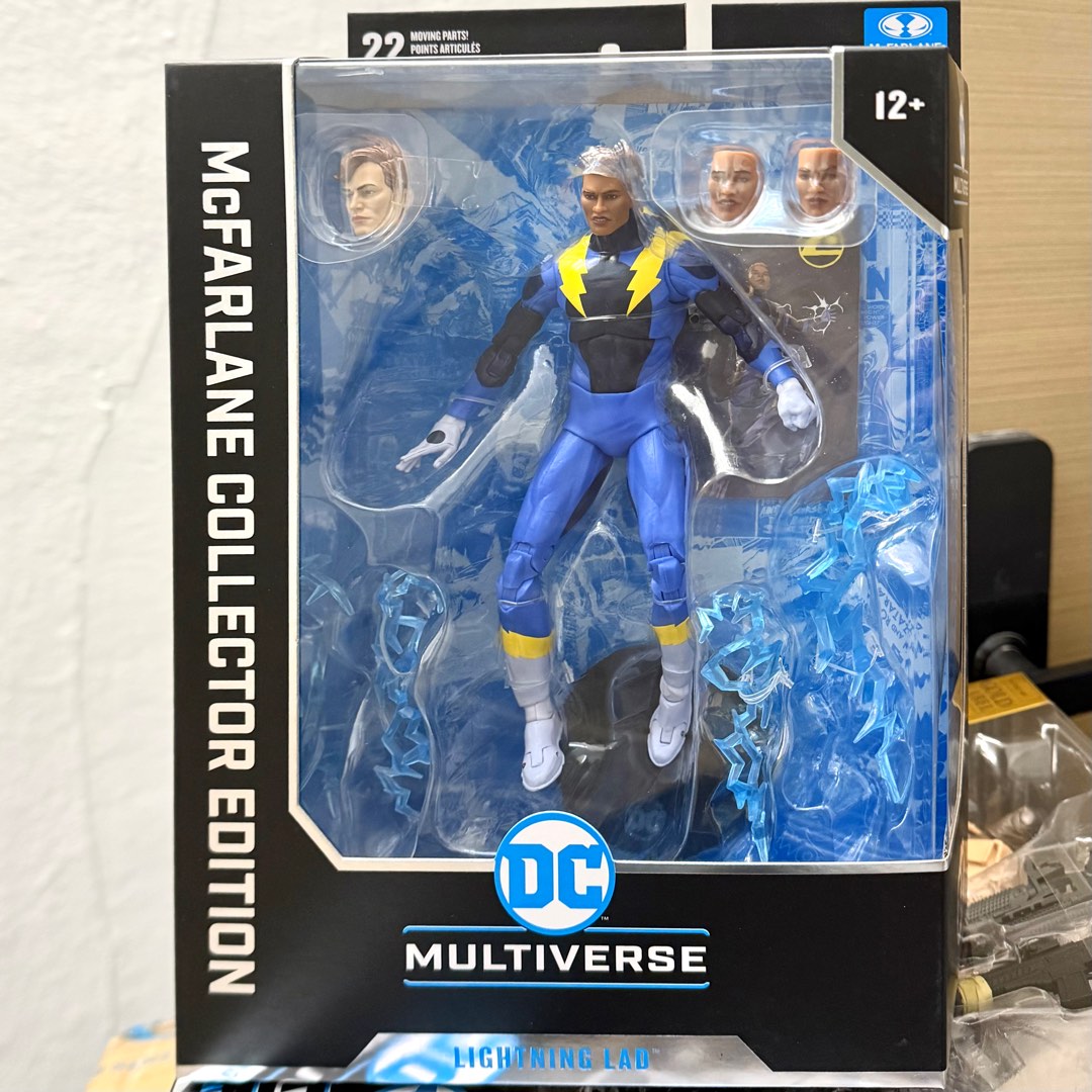 全新現貨 特價 Lightning Lad DC Multiverse McFarlane Toy 7寸 action figure 可動人偶 ...