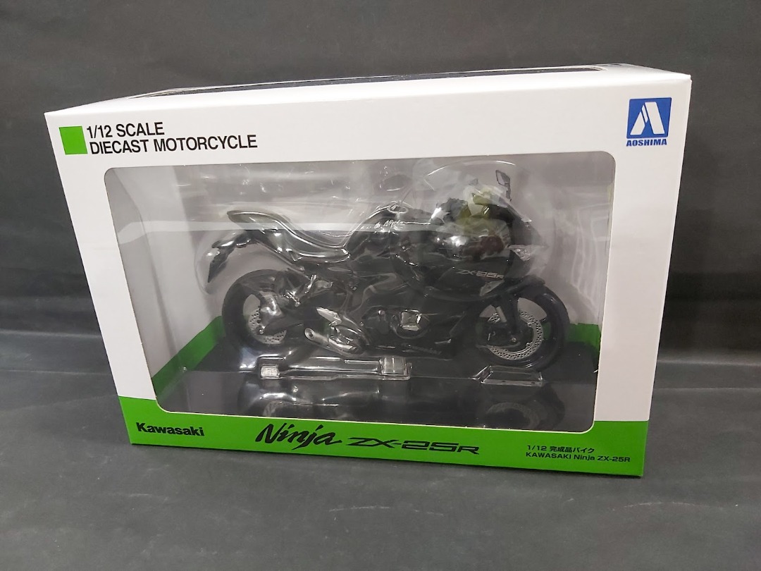 全新 青島文化 Aoshima -1/12 川崎忍者 Kawasaki Ninja ZX-25R (3色可選) Diecast Motorcycle [AO-10969 Lime Green ...