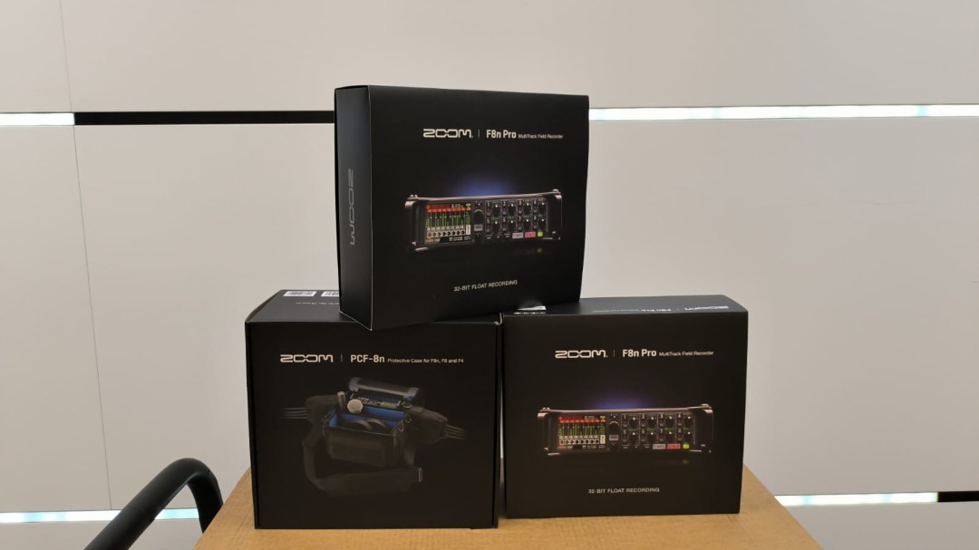 貨尾一套(送保護套) ZOOM F8n Pro 32bit New Flagship Field Recorder & PCF-8n ...