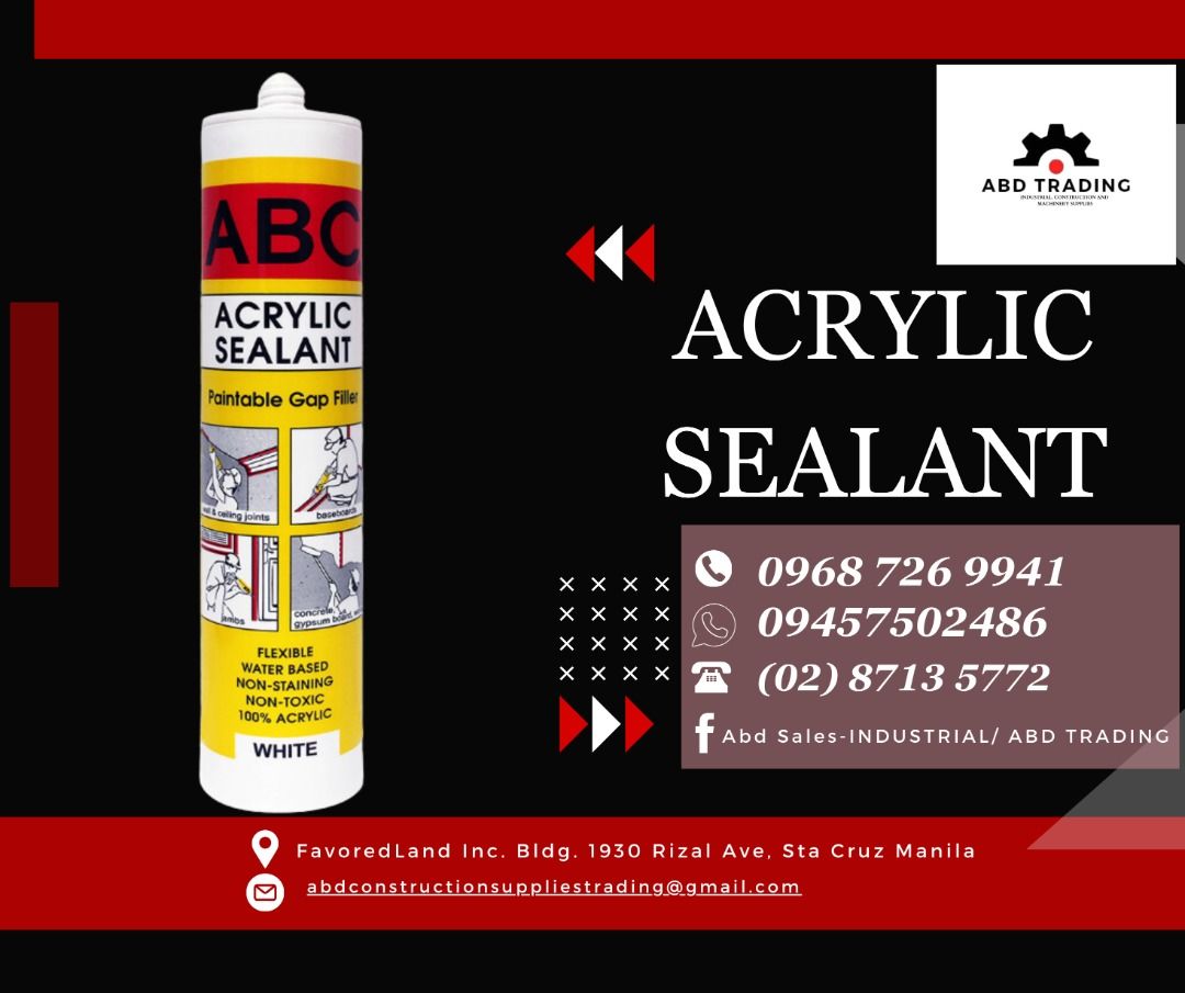 ACRYLIC SEALANT, Commercial & Industrial, Industrial Equipment on Carousell