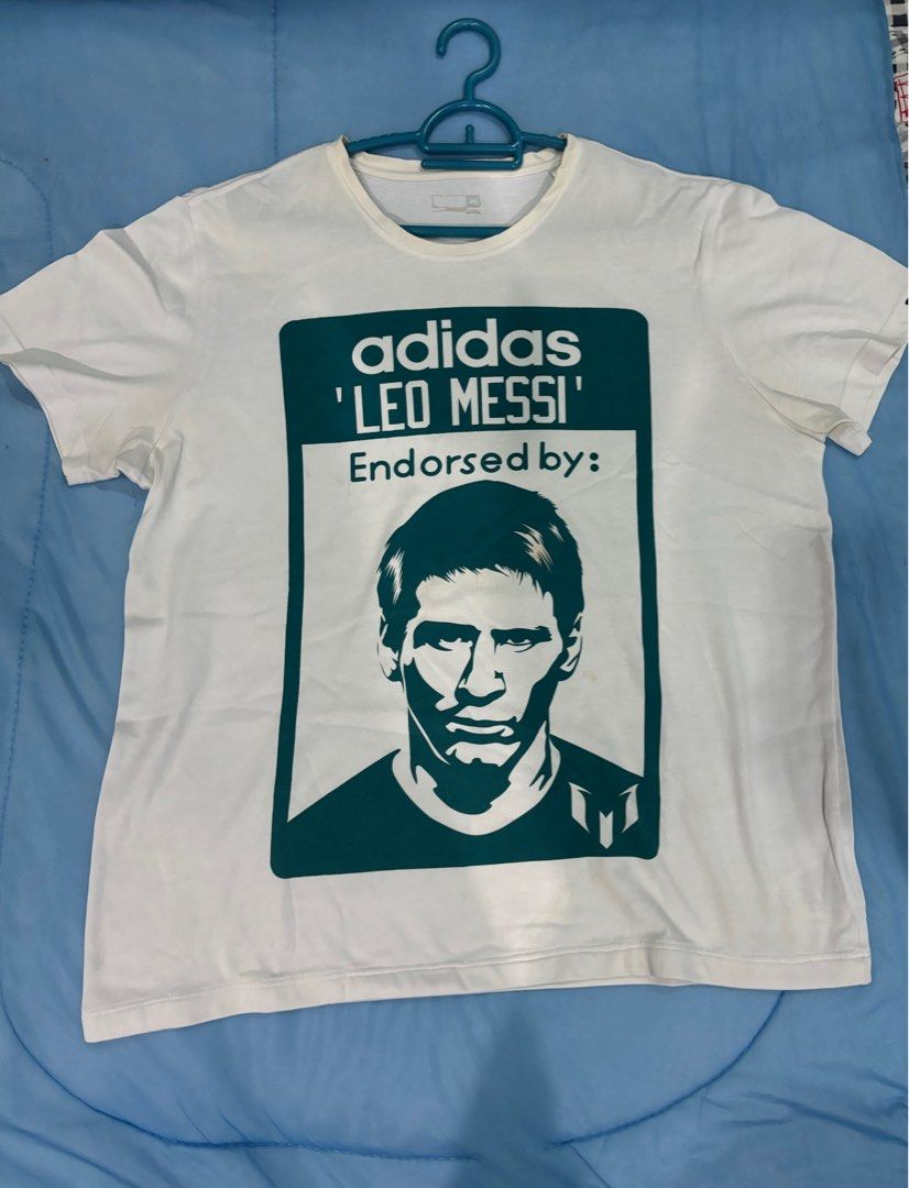 Adidas Leo Messi, Men's Fashion, Tops & Sets, Tshirts & Polo Shirts on ...