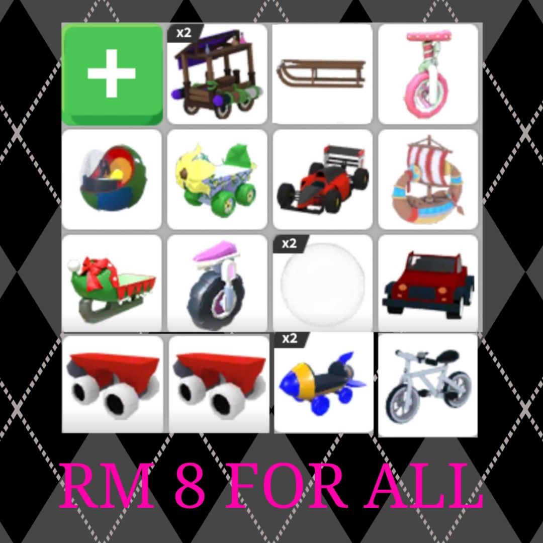 Adopt Me Vehicles, Video Gaming, Gaming Accessories, In-Game Products ...