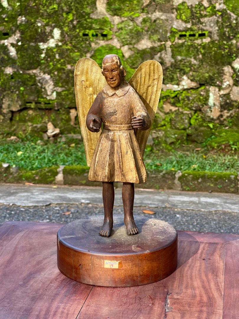Antique Gabriel Statue Very old rare piece Antique Gabriel Statue ...