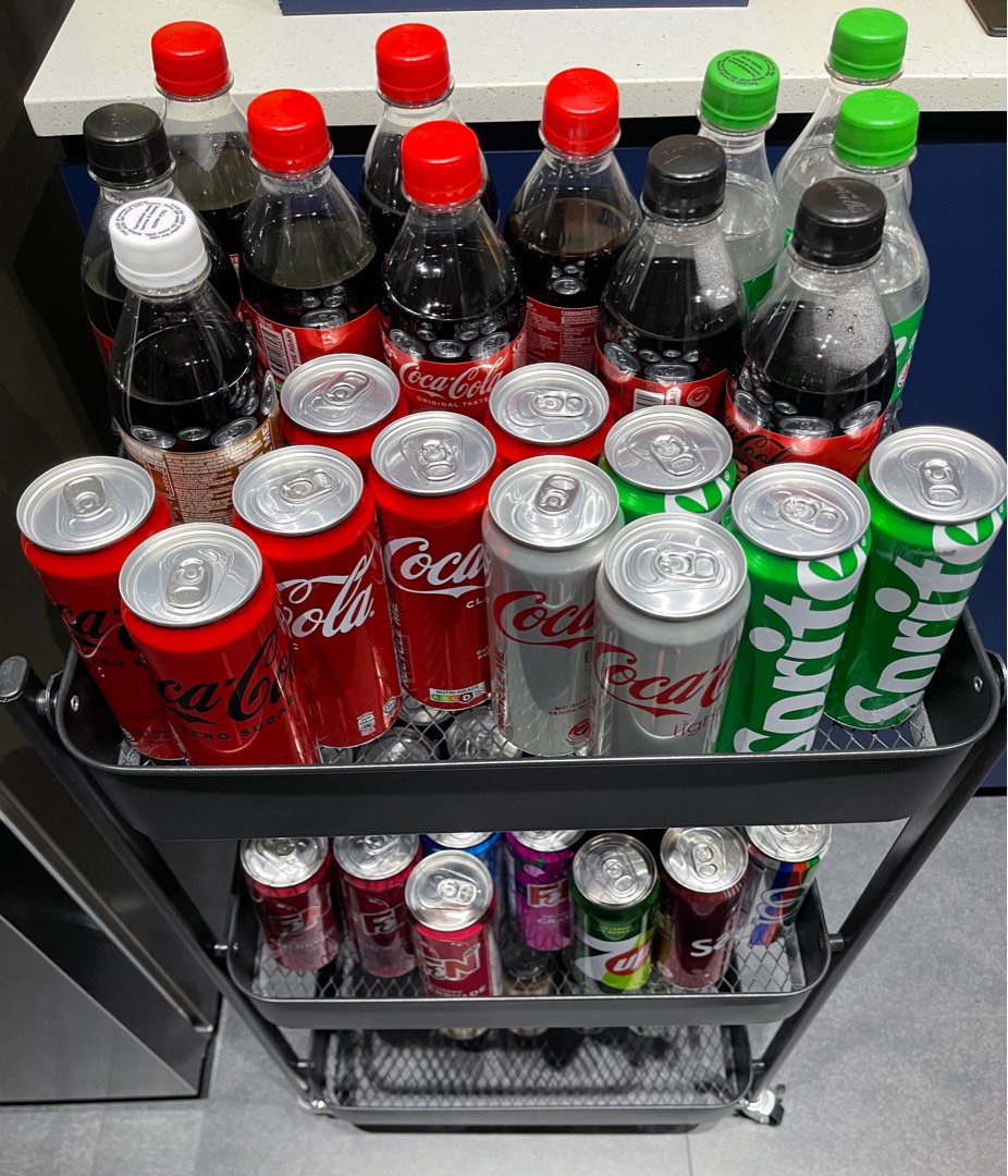 Assorted Can Drinks @ $0.20 each (Coke Coca Cola Sprite F&N 100+ A&W 7 ...